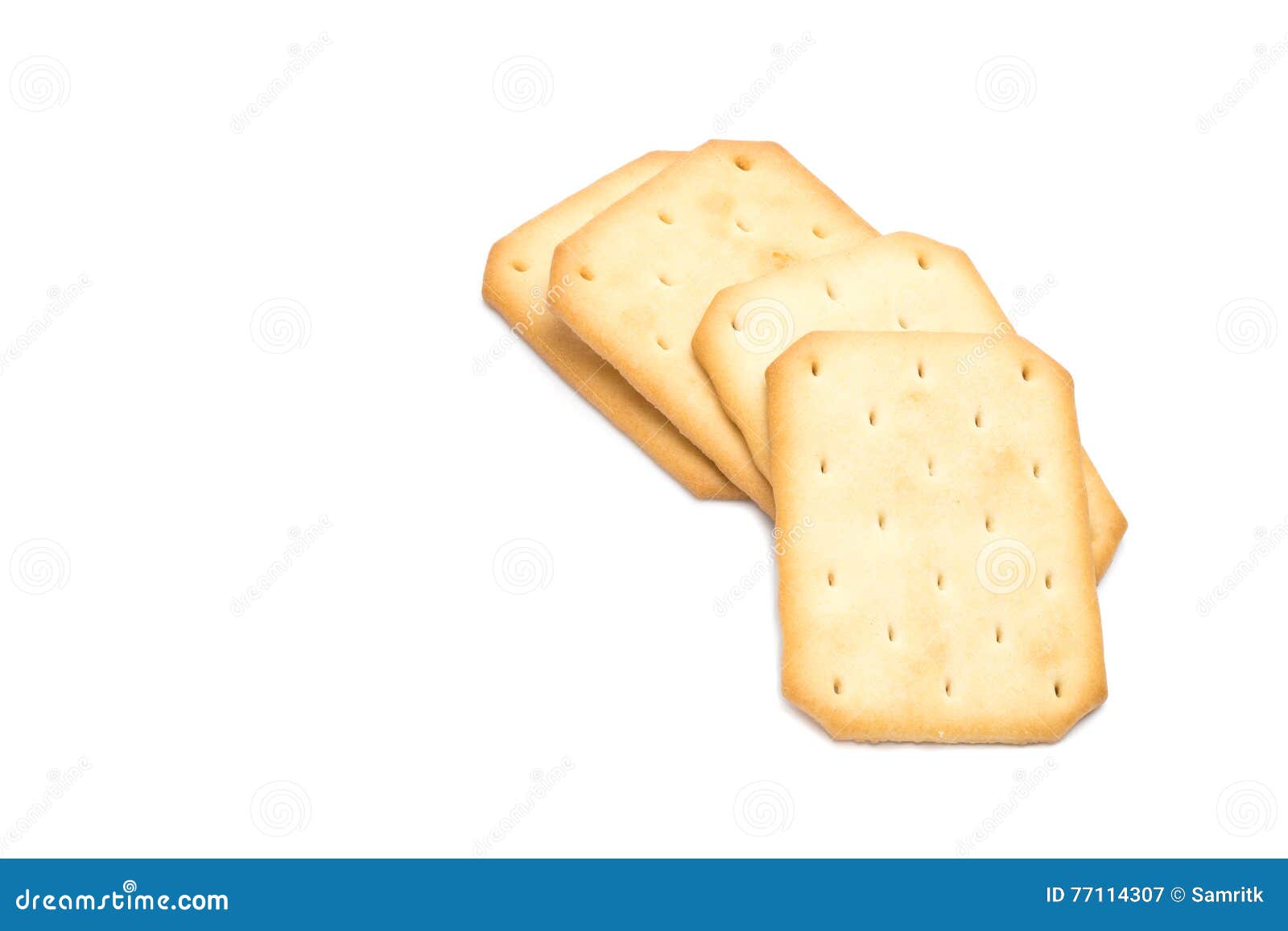 Crackers stacked isolated stock image. Image of gourmet - 77114307