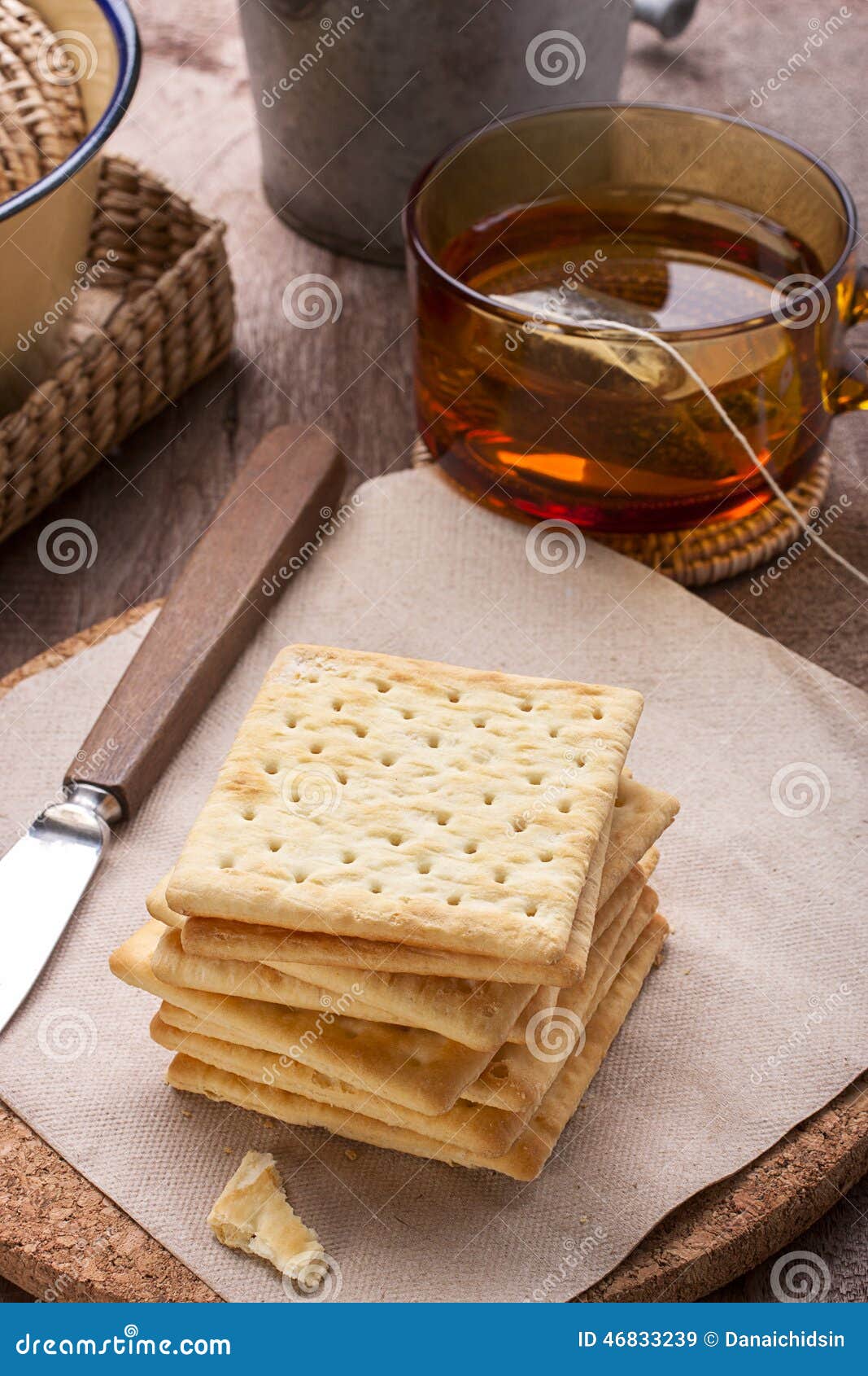 Crackers stock image. Image of food, brown, treat, unhealthy - 46833239