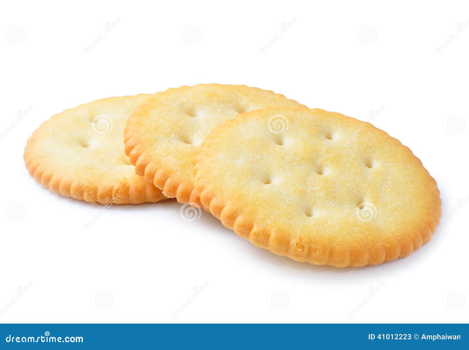 Crackers on White Background Stock Image - Image of cookie, background ...