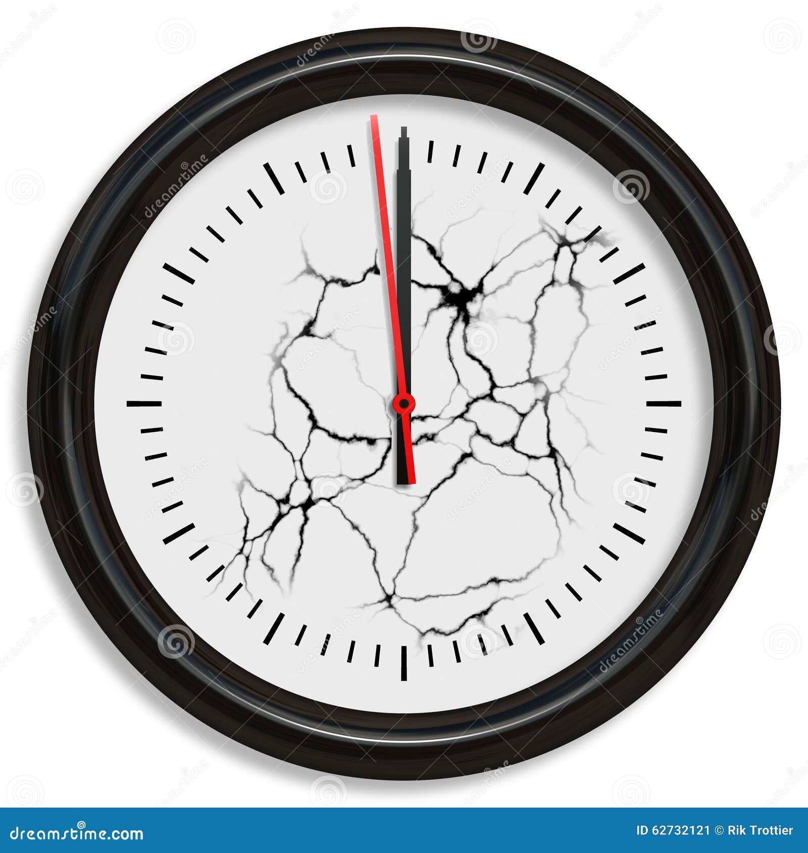 Crack in time stock illustration. Illustration of cracking - 62732121