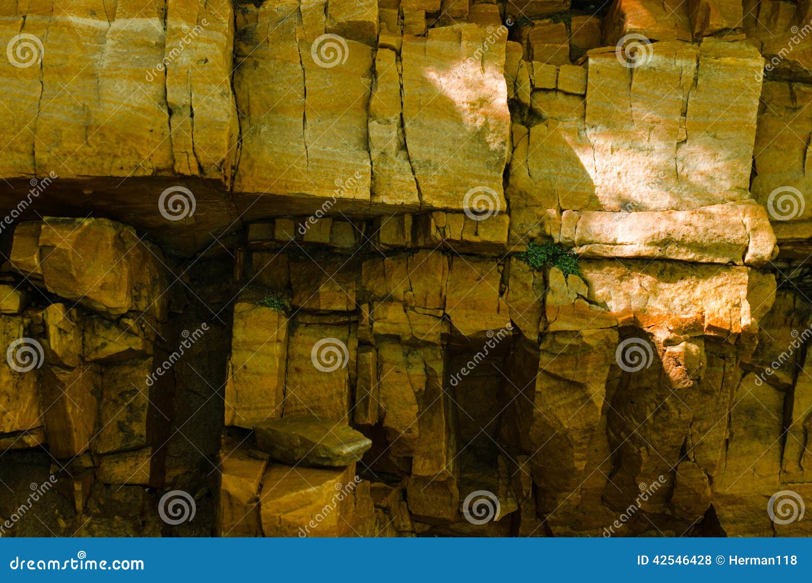 Cracking rocky cliffs stock photo. Image of geology, mountain - 42546428