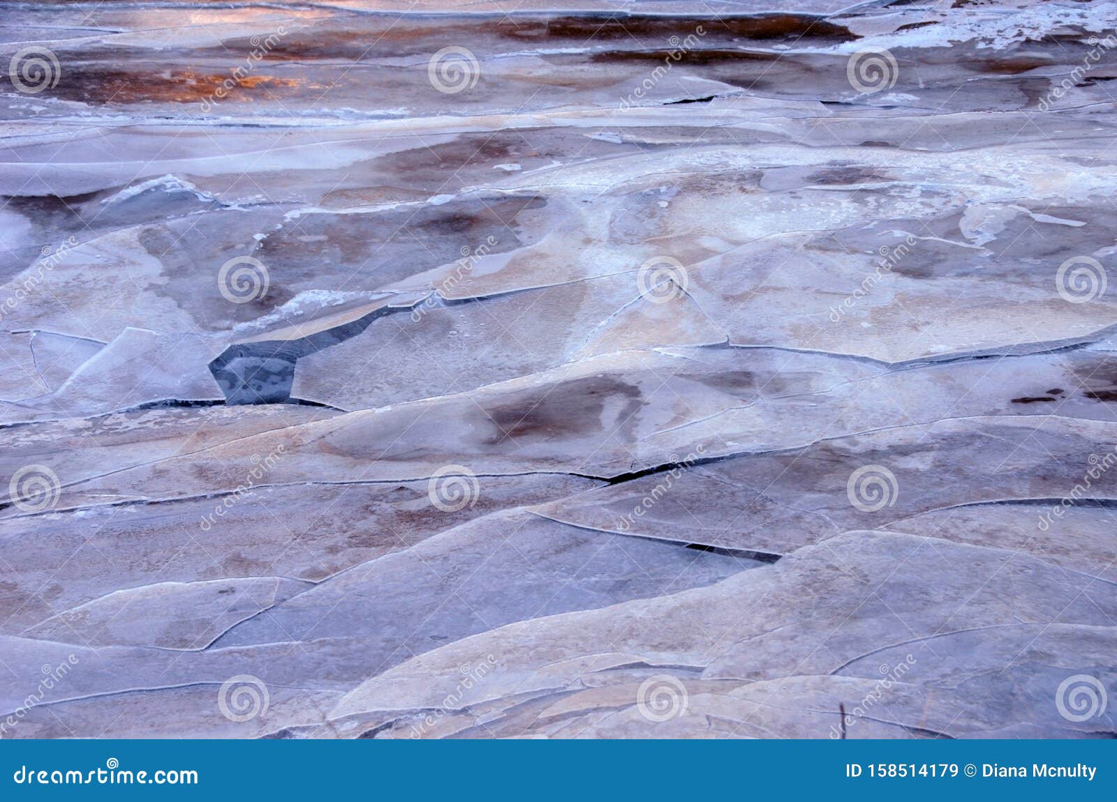 Cracking sheet of ice stock image. Image of cracking - 158514179