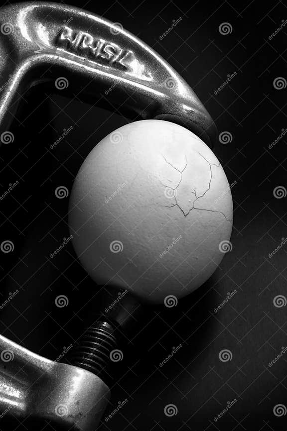 Cracking under pressure stock photo. Image of cracking - 14612472