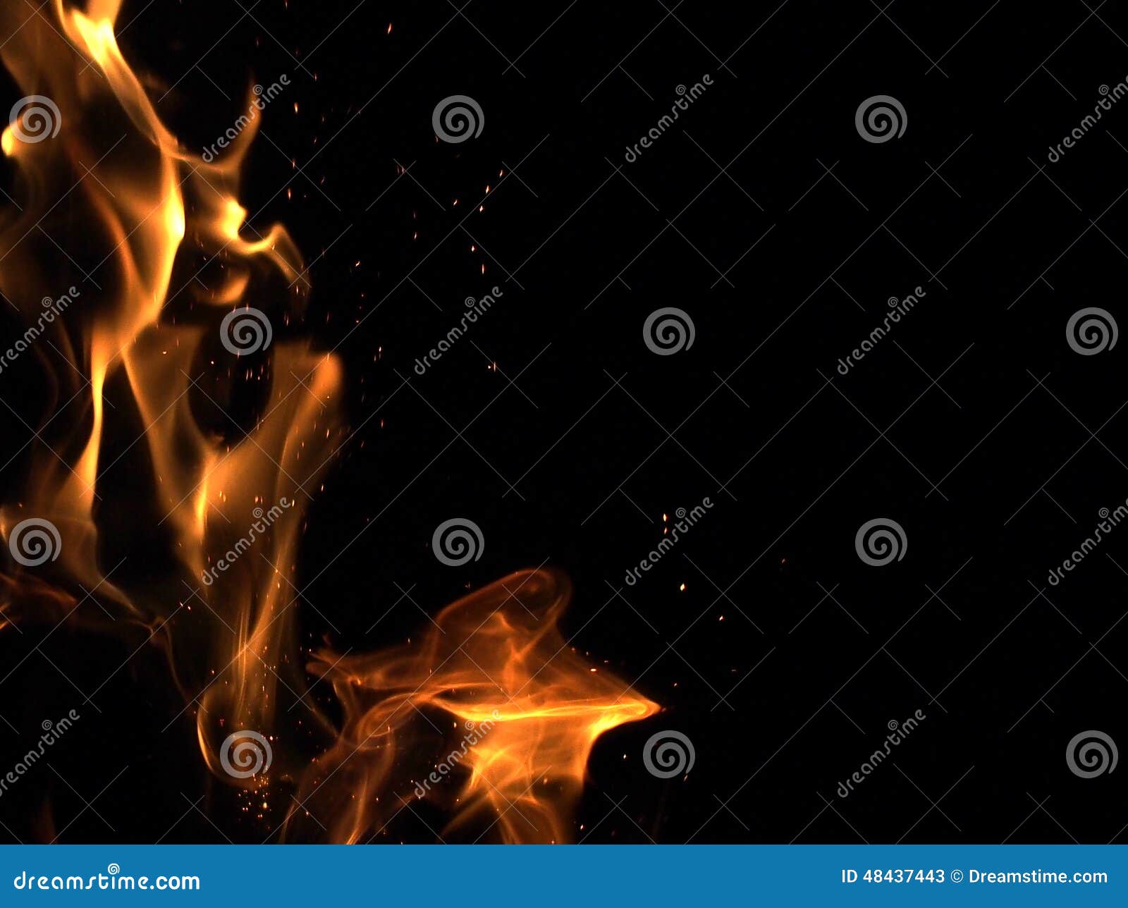 Fire Crackling In Blacksmith Workshop Of Forging Metal. Anonymouse ...