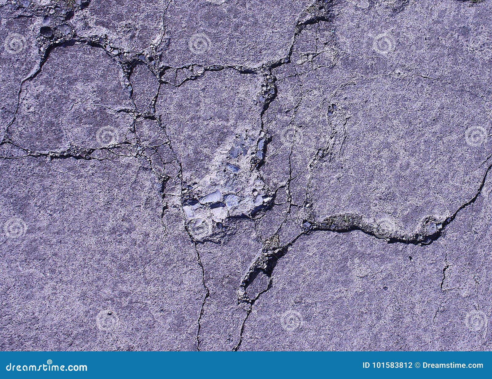 Cracks in Concrete Pavement Stock Photo - Image of texture, footpath ...
