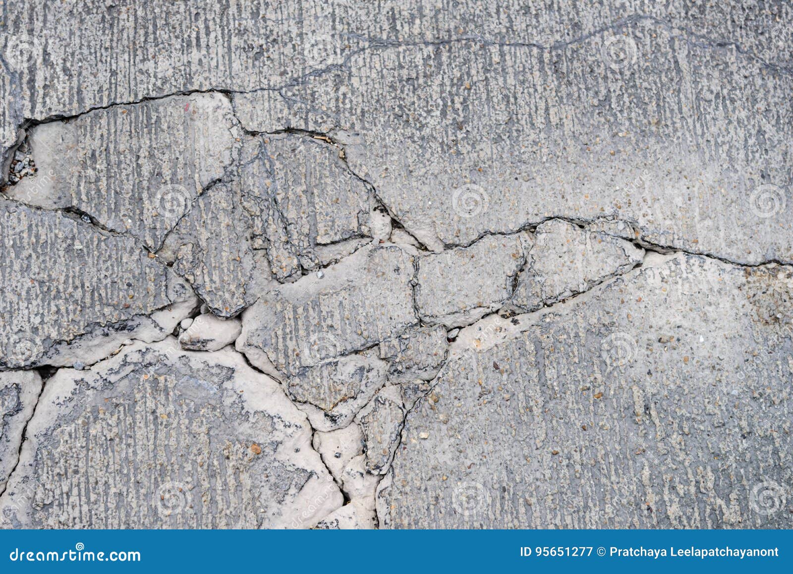 Cracks In Concrete Pavement Stock Photography | CartoonDealer.com ...