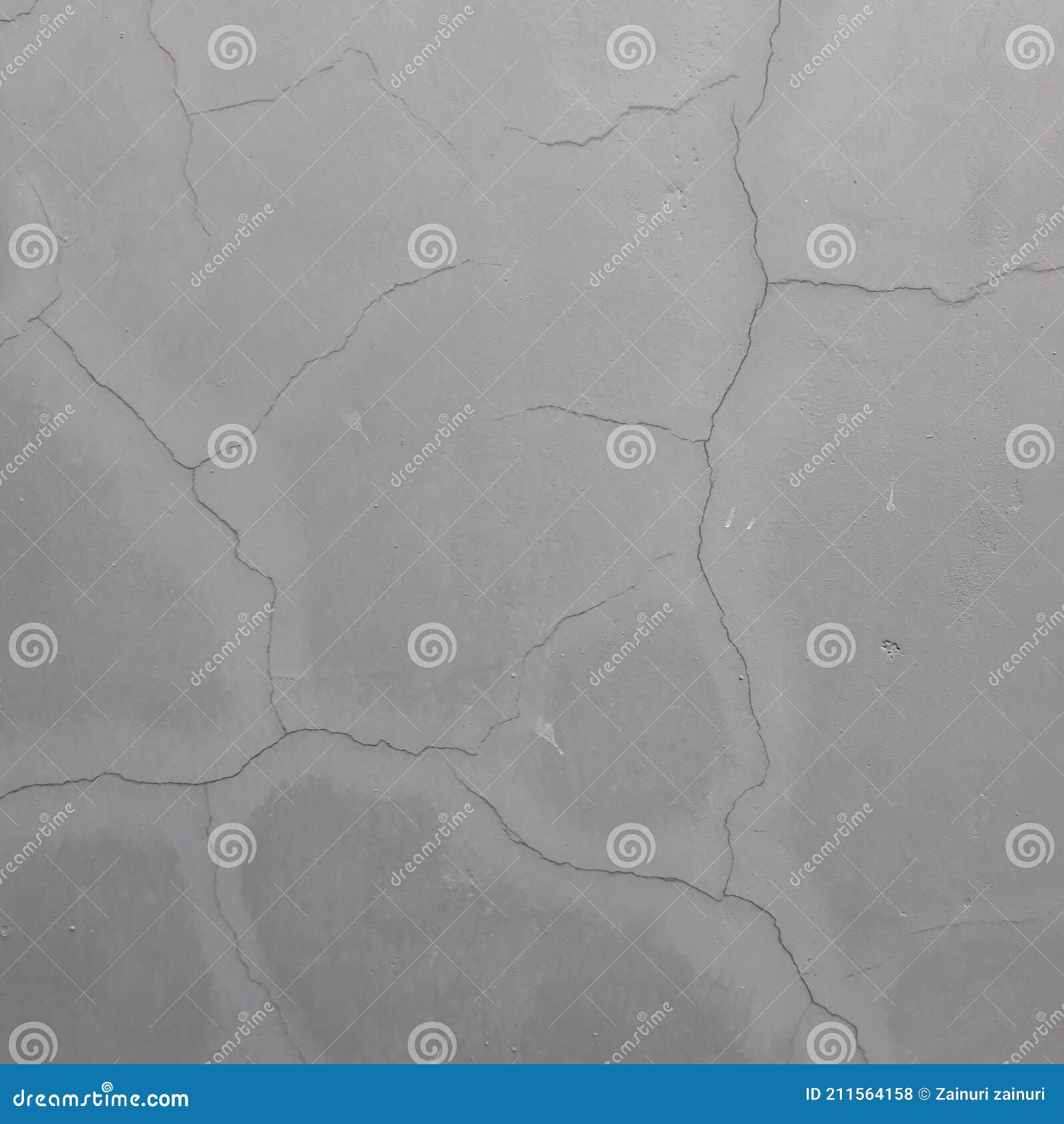 The Cracks in the Gray Walls Stock Photo - Image of texture, walls ...