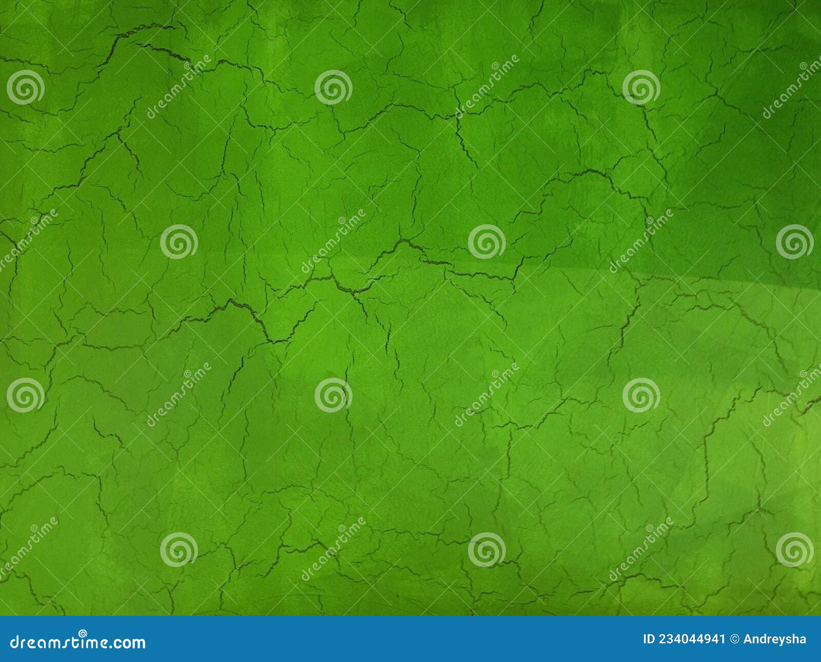Cracks on a Green Background. the Green Texture of Cracked Wood. Stock ...