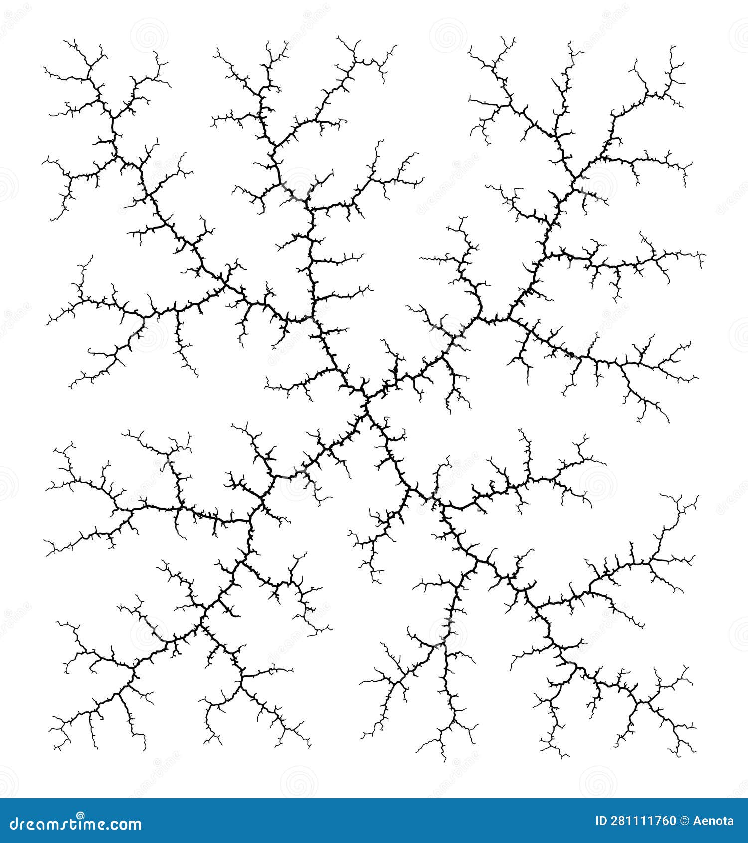 Cracks Grunge Pattern - Vector Illustration Stock Vector - Illustration ...