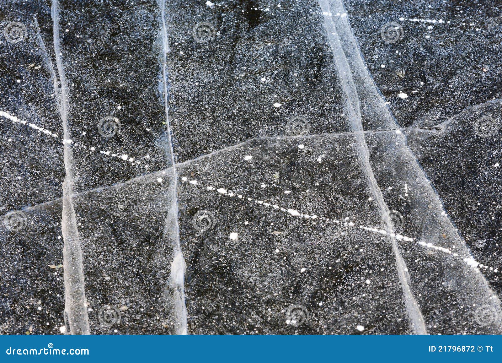 Cracks in the ice stock photo. Image of nature, pattern - 21796872
