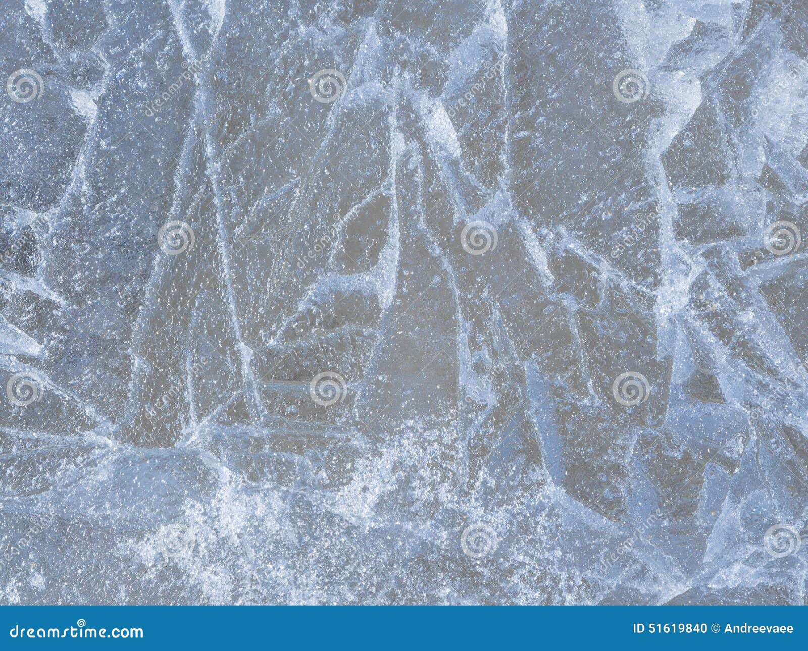 Cracks in the ice stock photo. Image of crack, phenomena - 51619840