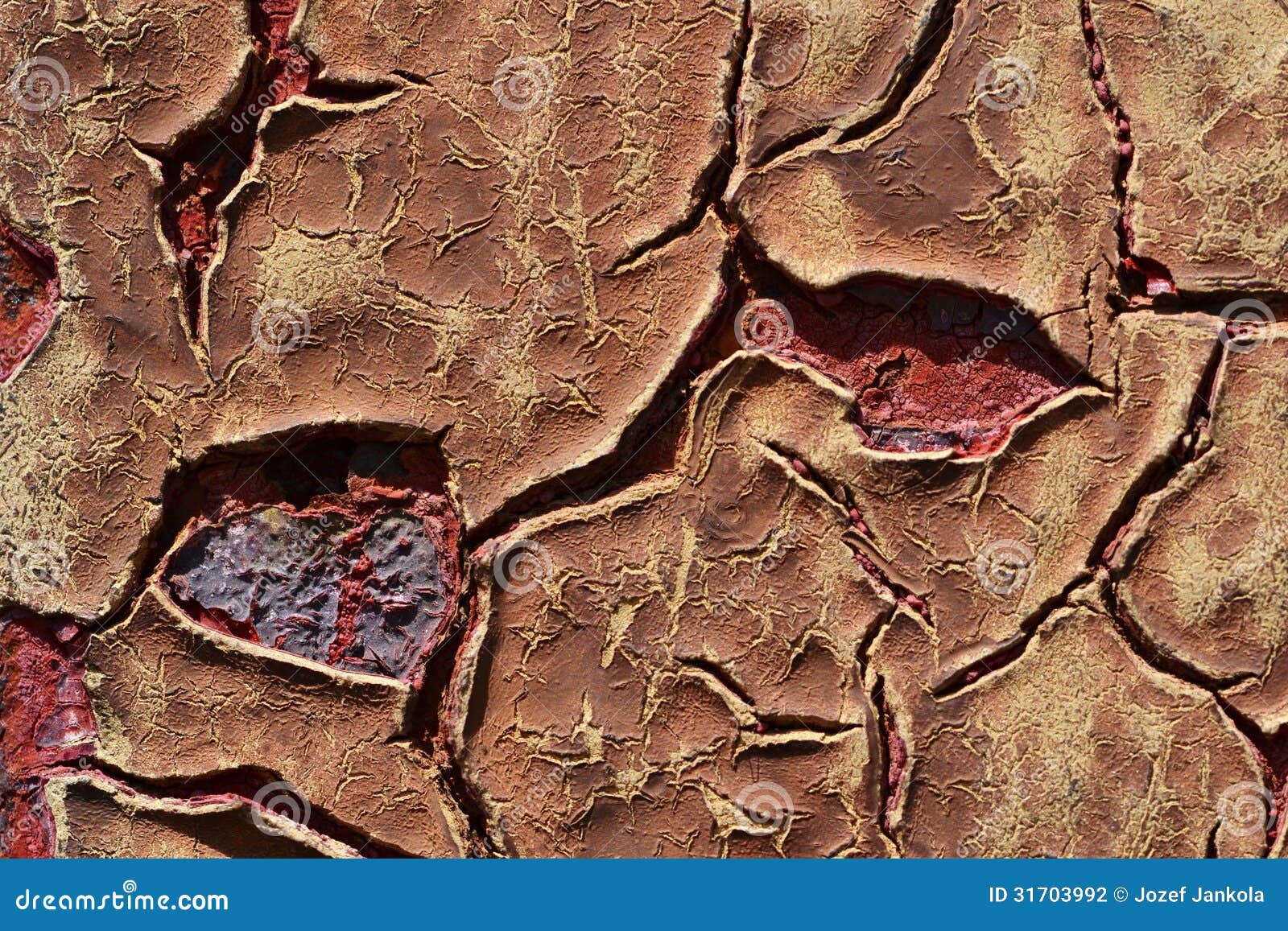 Cracks on paint stock photo. Image of construction, crack - 31703992