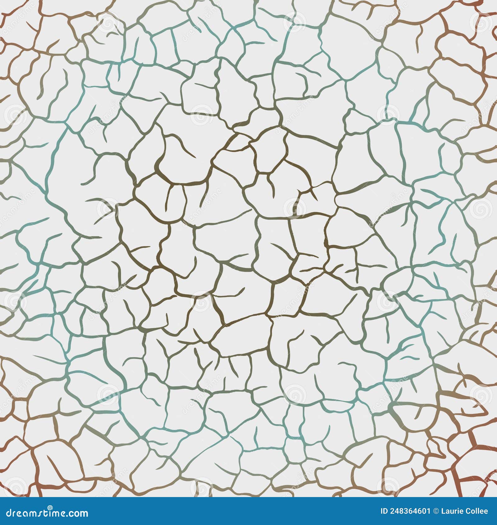 Cracks Seamless Pattern. Cracking Background. Crack Marble Texture ...