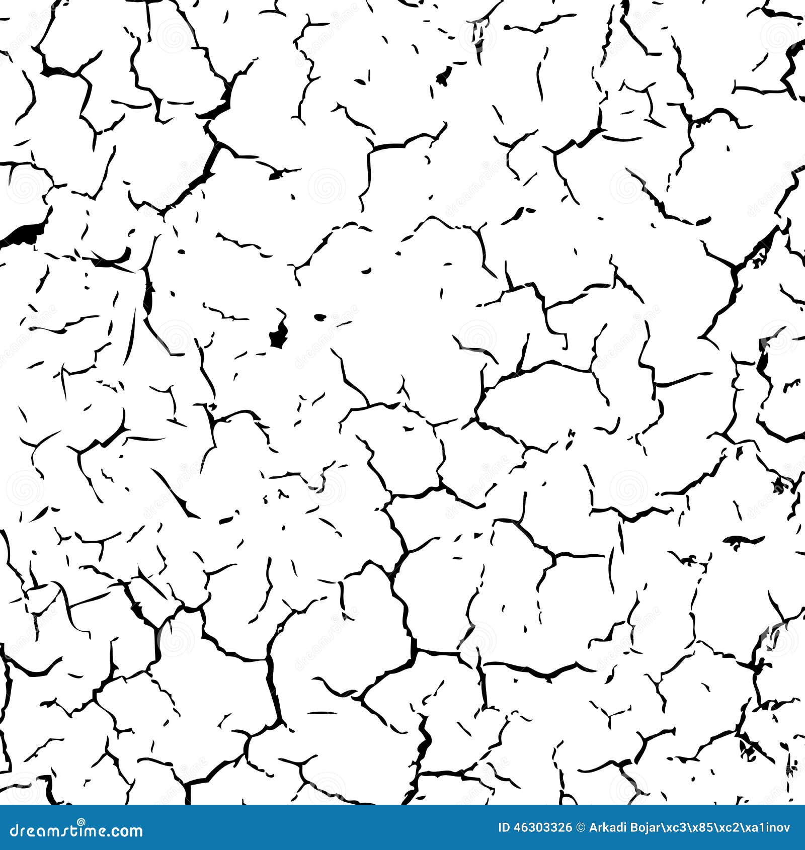 Cracks Texture Vector Illustration | CartoonDealer.com #46303326
