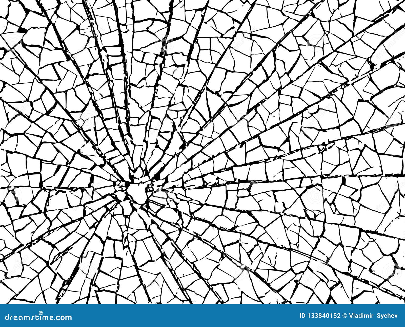 Black Cracked Texture