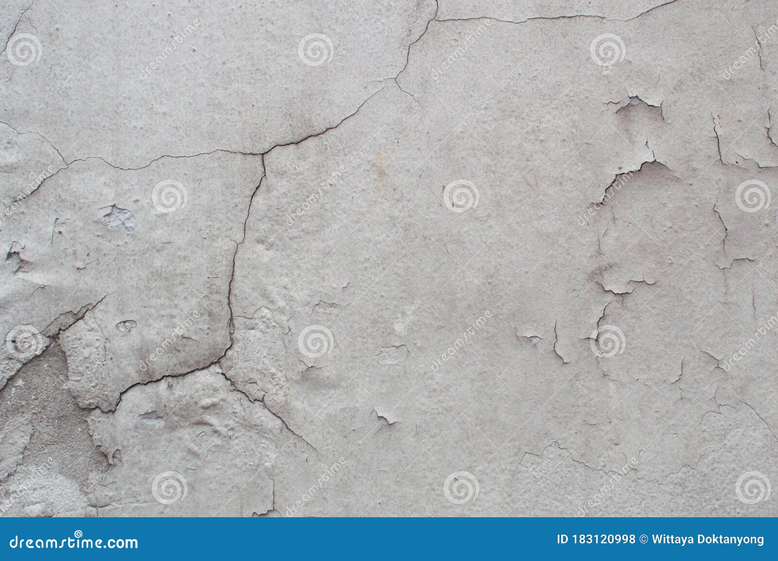 Cracks on the White Walls, Cracks of Color Stock Photo - Image of dirty ...
