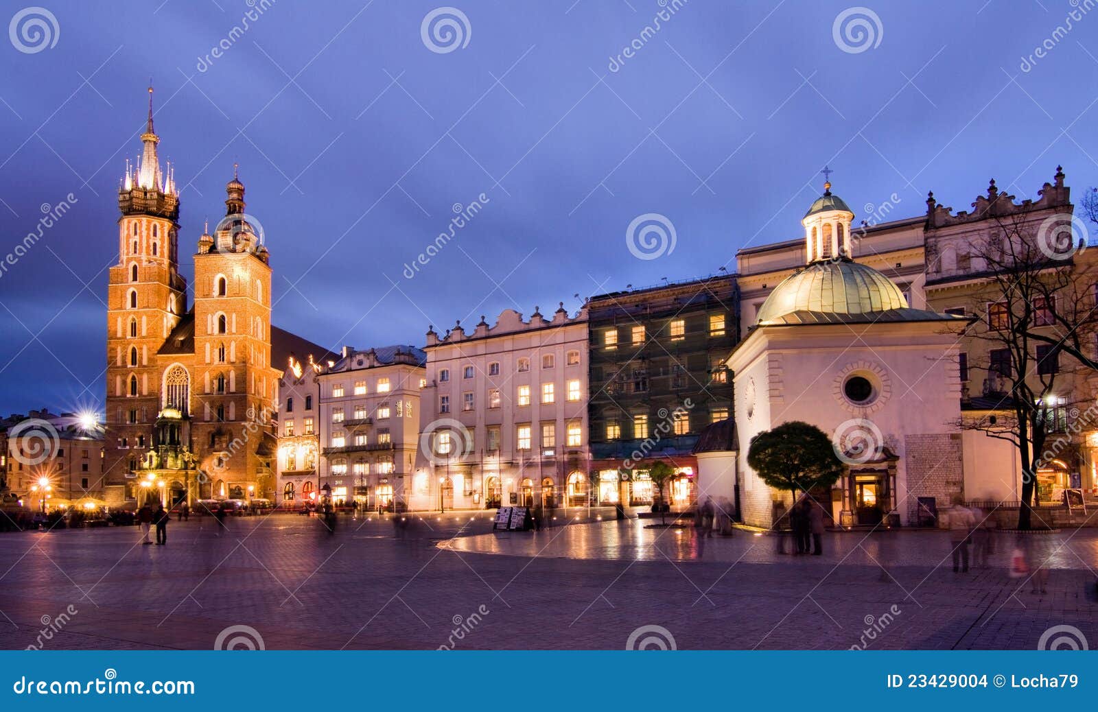 Cracow (Krakow) in Poland stock photo. Image of summer - 23429004