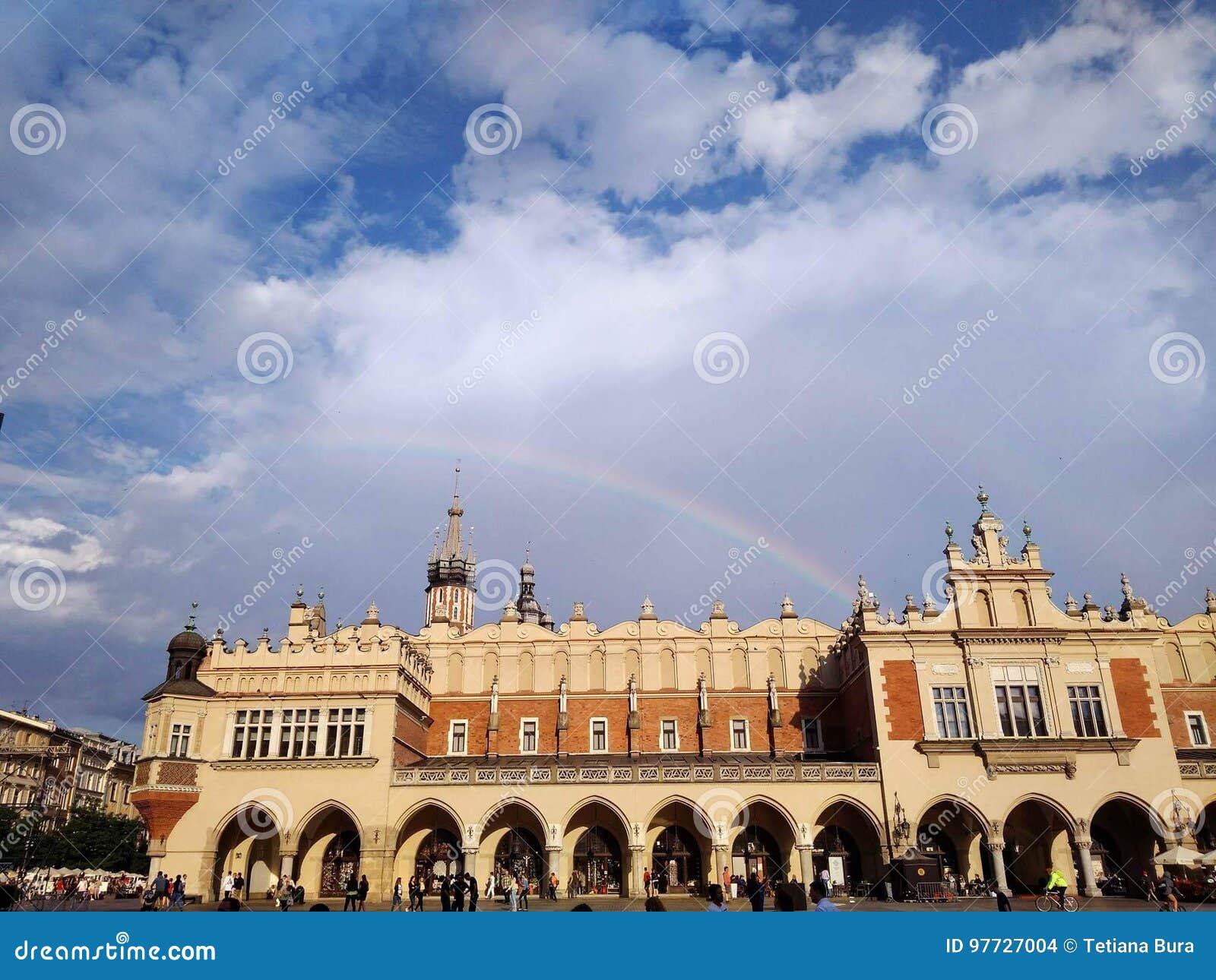 Cracow Main Square stock photo. Image of square, cities - 97727004