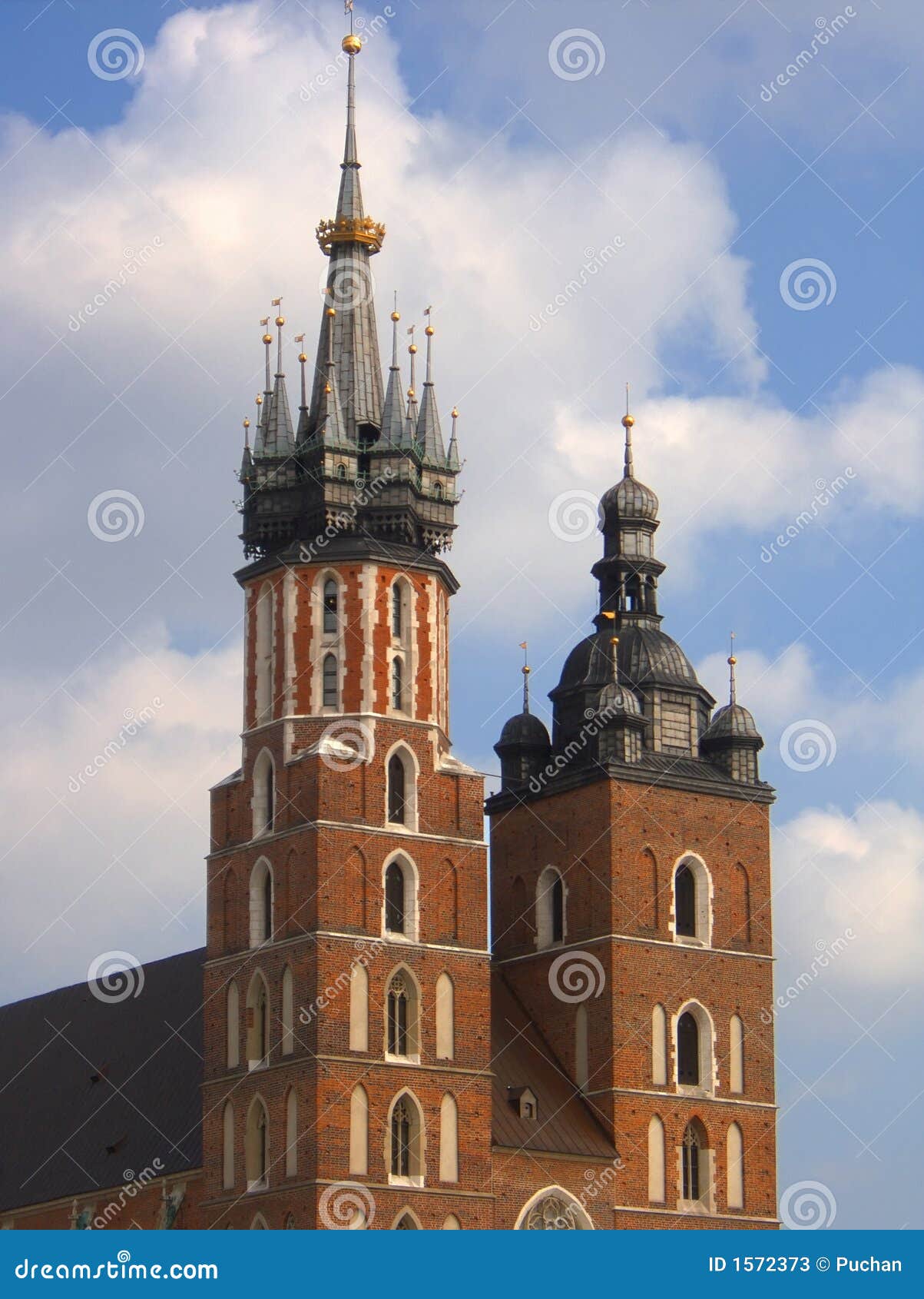 Cracow, Poland . Architecture In The Illustration. Historical Buildings ...