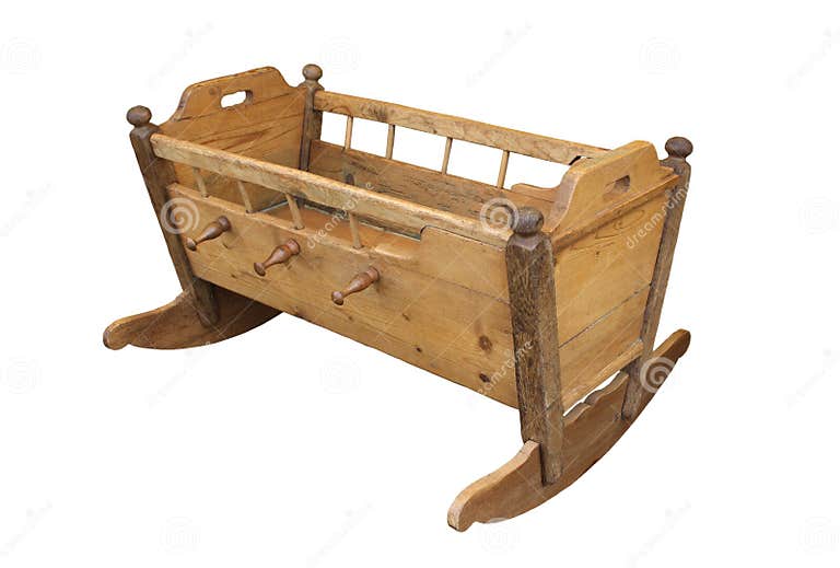 Cradle stock image. Image of crib, furnishings, rocking - 16263369