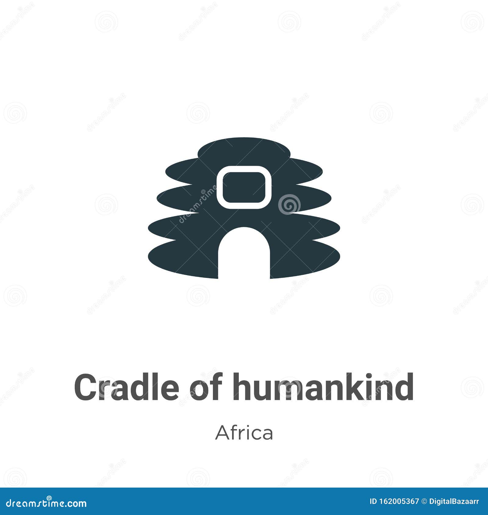 Cradle of Humankind Vector Icon on White Background. Flat Vector Cradle ... Cradle of Humankind Vector Icon on White Background. Flat Vector Cradle ...
