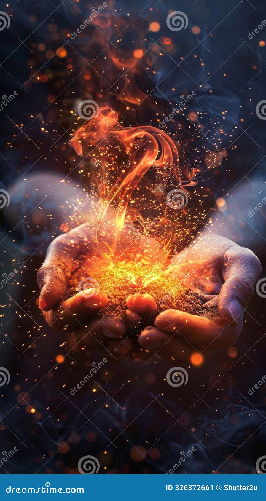 Cradling Magical Sparks Spell of Inspiration within Its Core in the ...