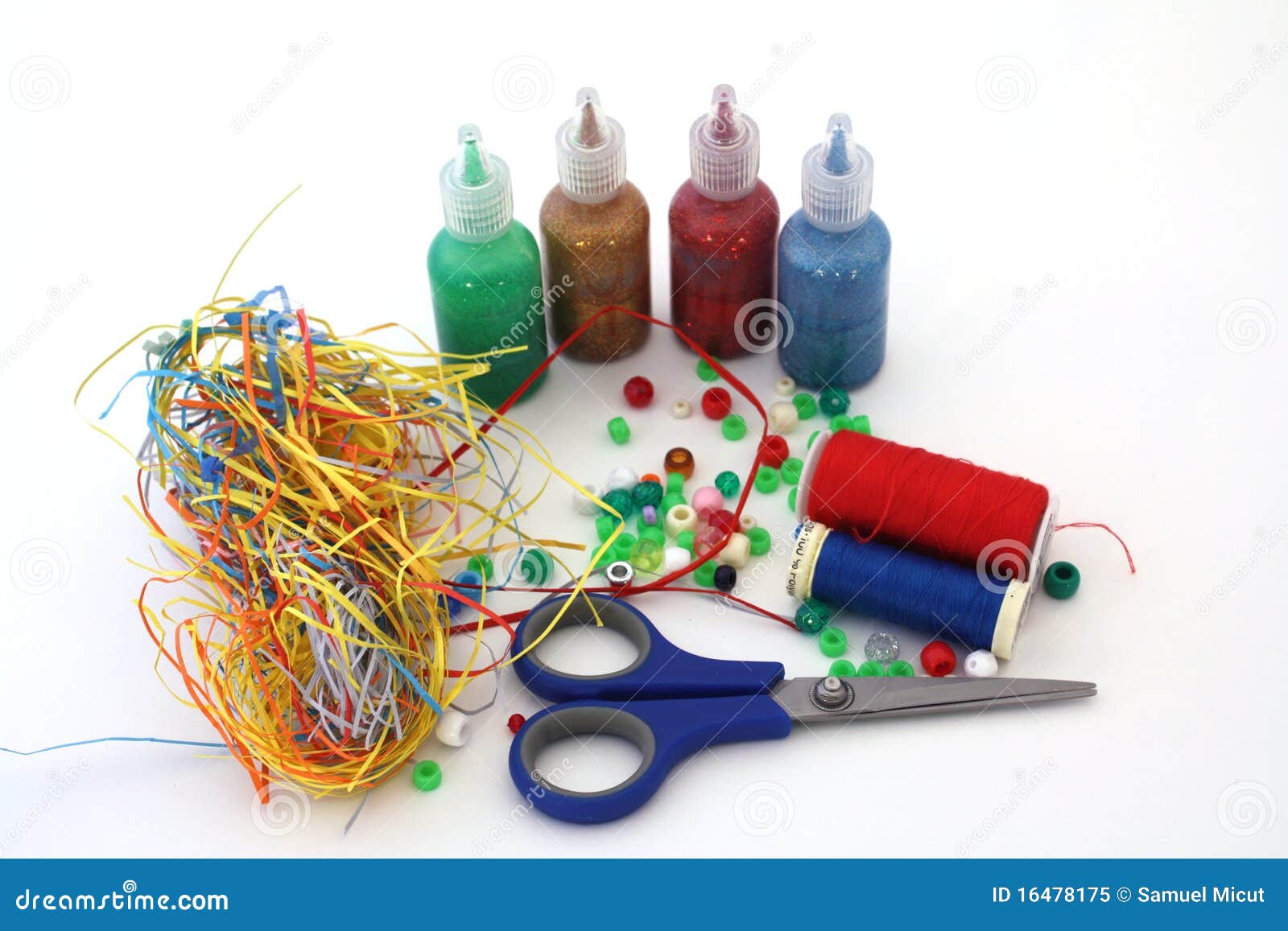 Craft assortment stock image. Image of craft, hobby, isolated - 16478175