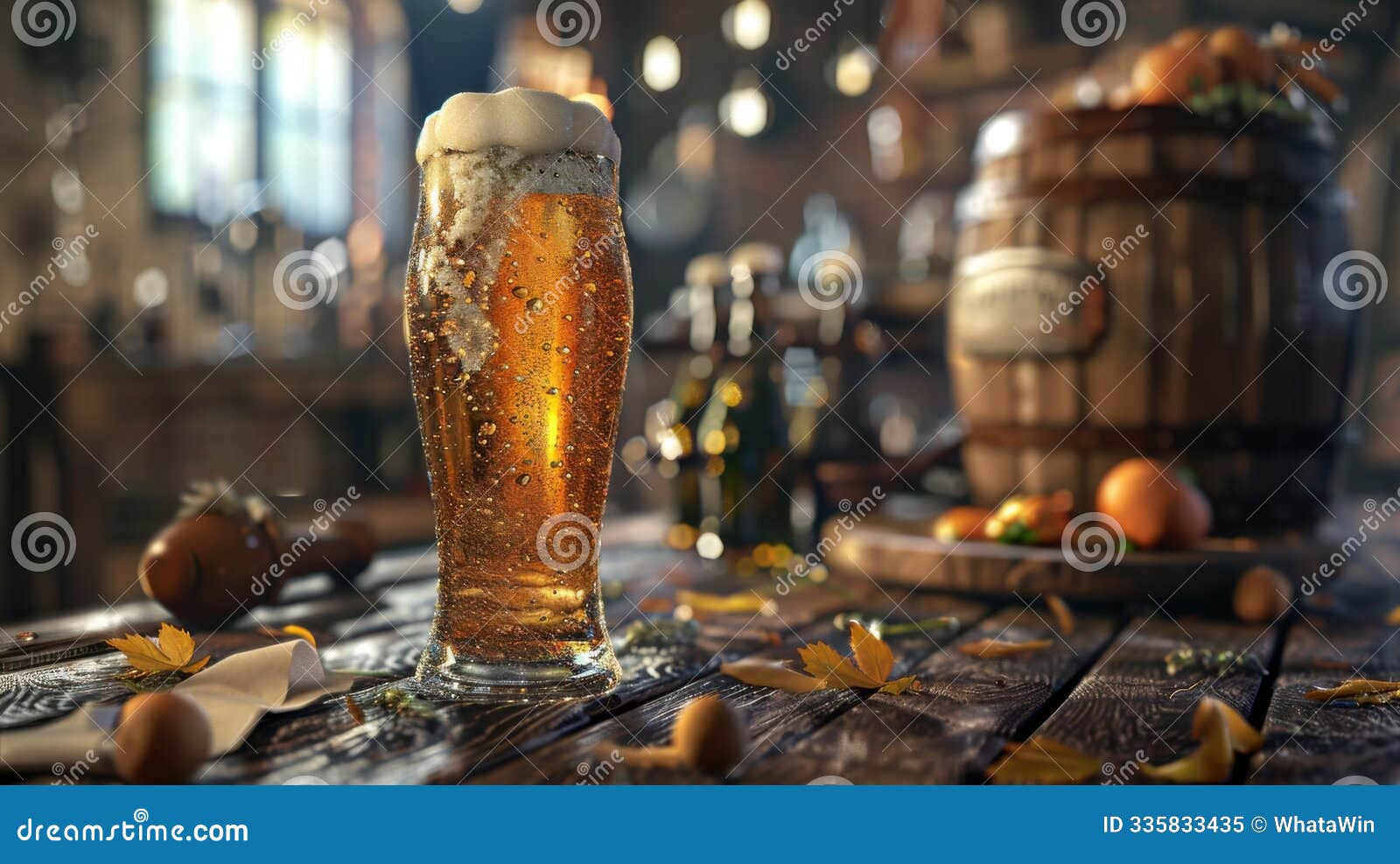 Craft Beer Background for Advertising Stock Image - Image of brewery ...