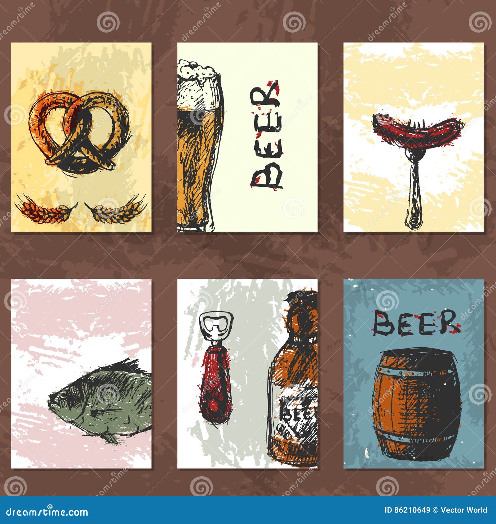 Craft beer cards vector stock vector. Illustration of homebrew - 86210649