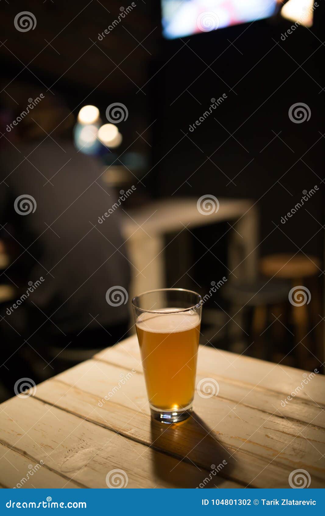 Craft Beer on a Table in the Pub Stock Photo - Image of time, nice ...