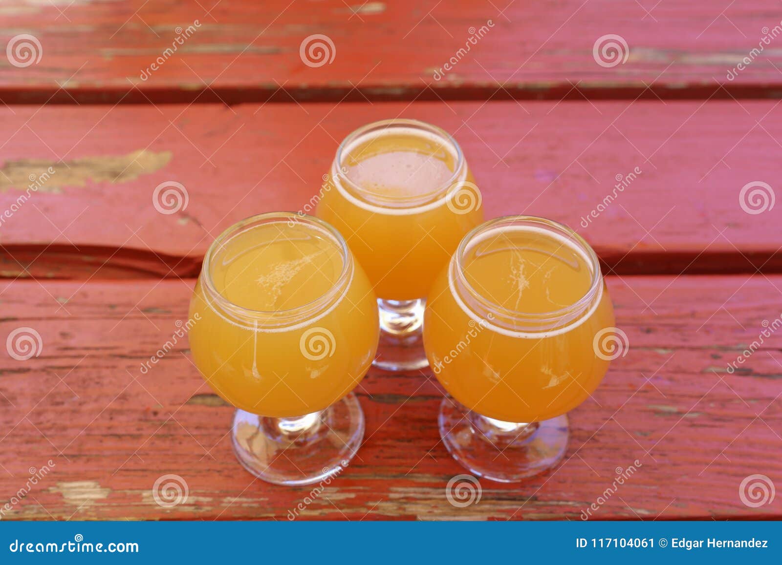Craft Beer Tasting Flight stock image. Image of sample - 117104061
