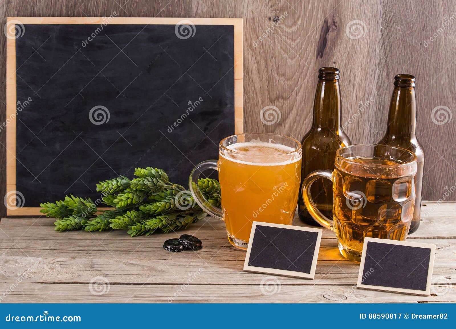Craft Beer Tasting Wood Background. Stock Image - Image of pint, draft ...