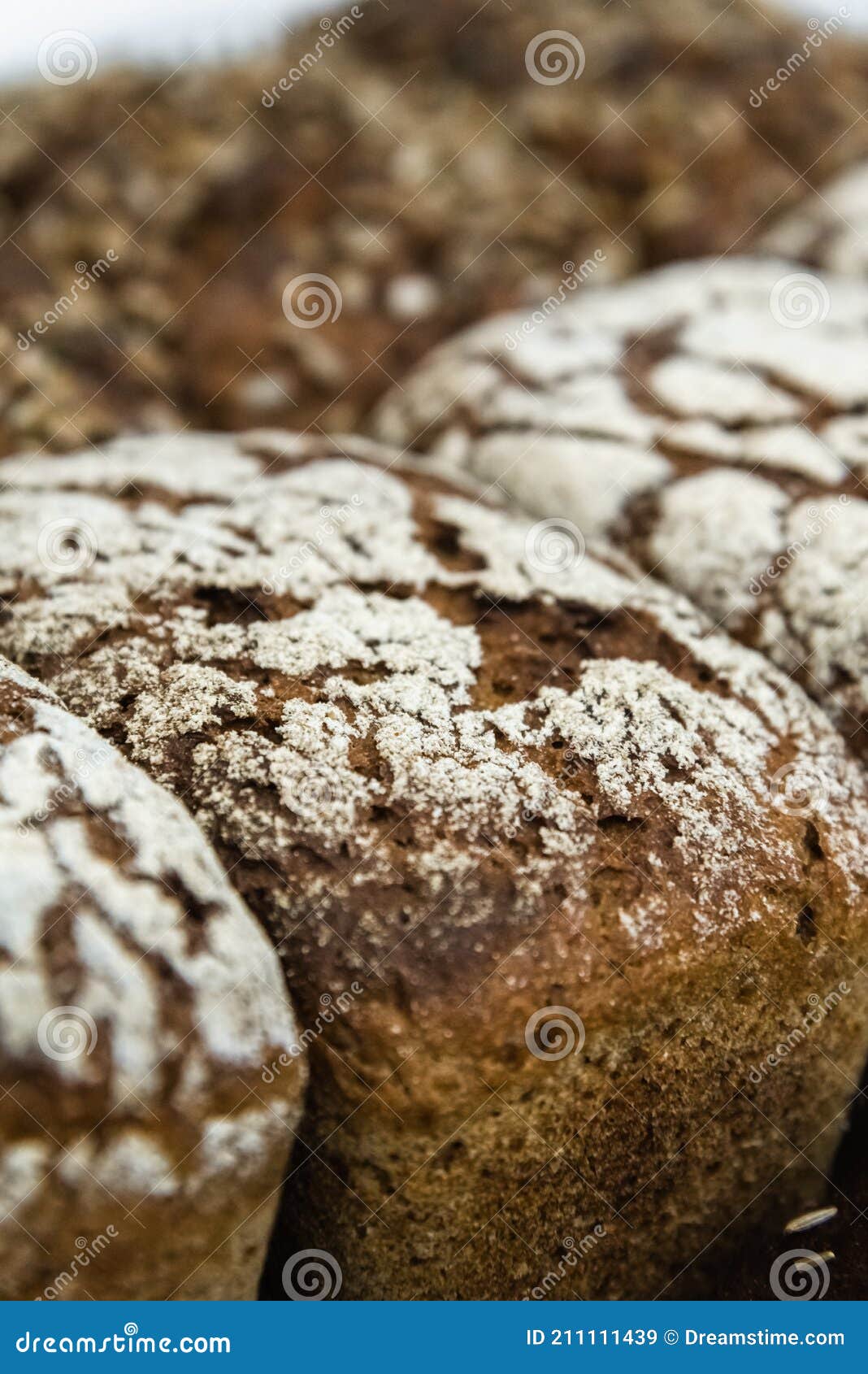 Craft Bread on the Table at the Bakery. the Concept of Small Industries ...