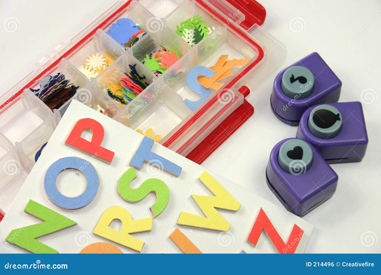 Craft Cutting Shapes stock photo. Image of cutting, materials - 214496