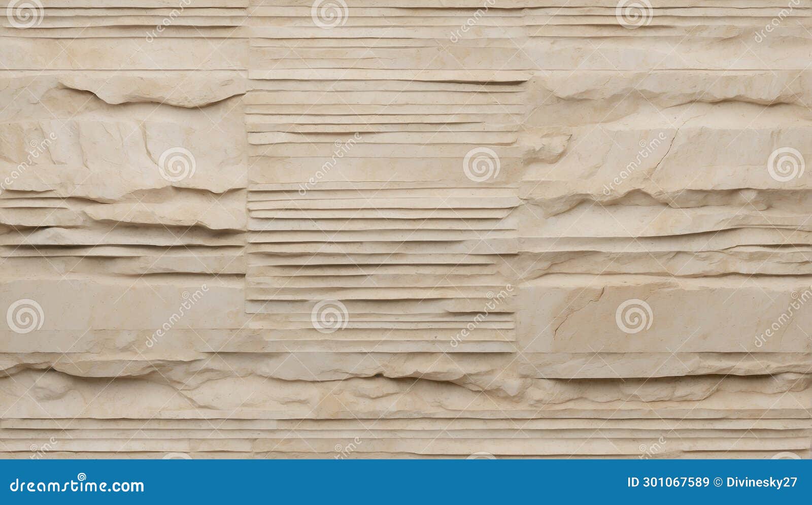 Fluted Columns Essence: Limestone Texture. AI Generate Royalty-Free ...