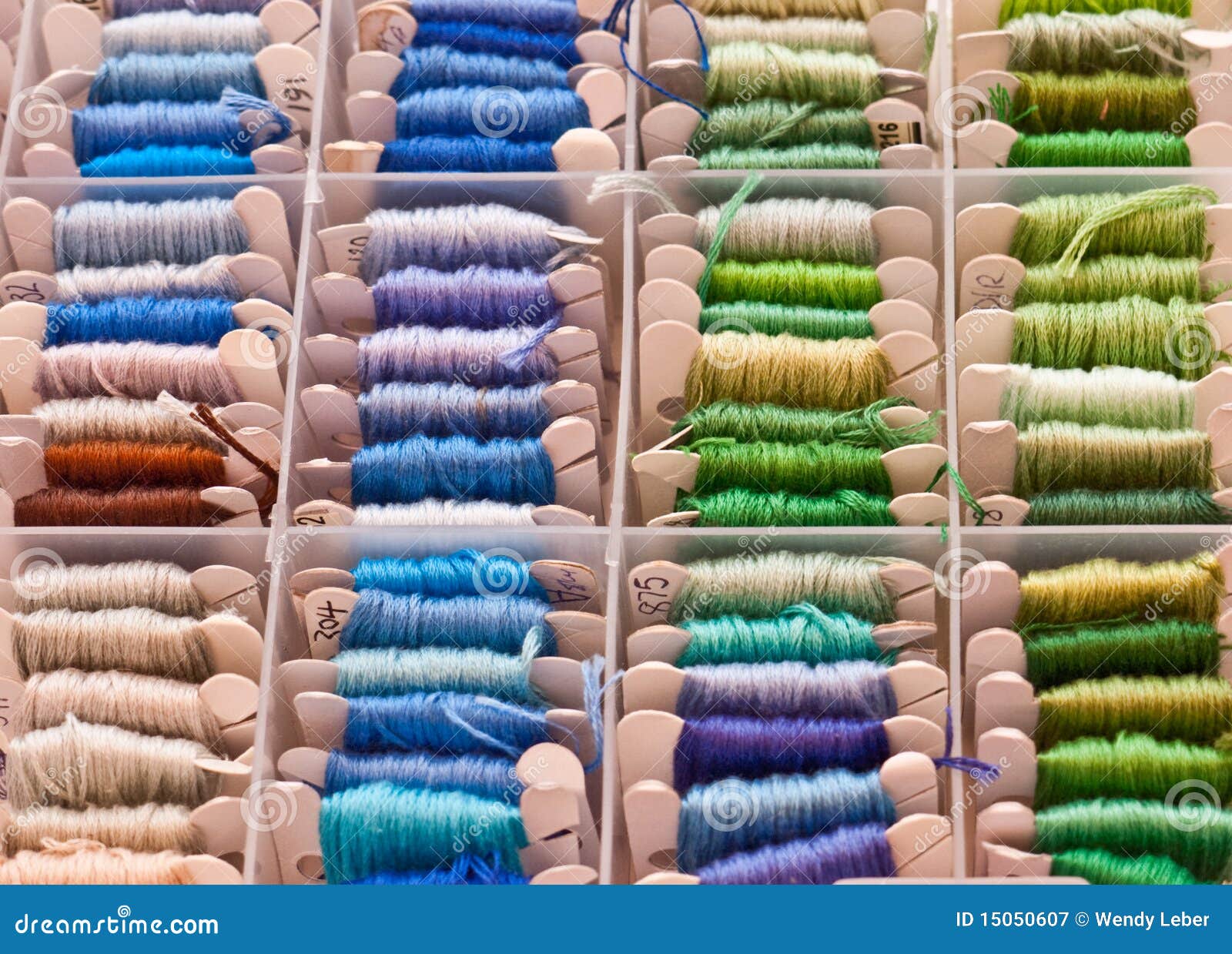 Craft Embroidery and Sewing Threads Stock Image - Image of handmade ...