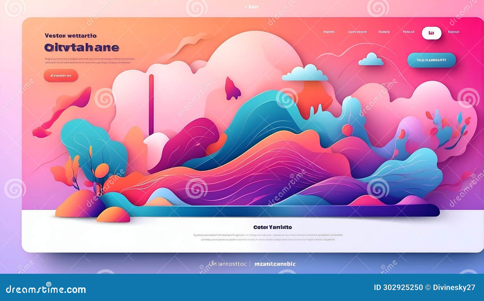 Ethereal Elegance: Seamless UI UX Symphony. AI Generate Stock ...