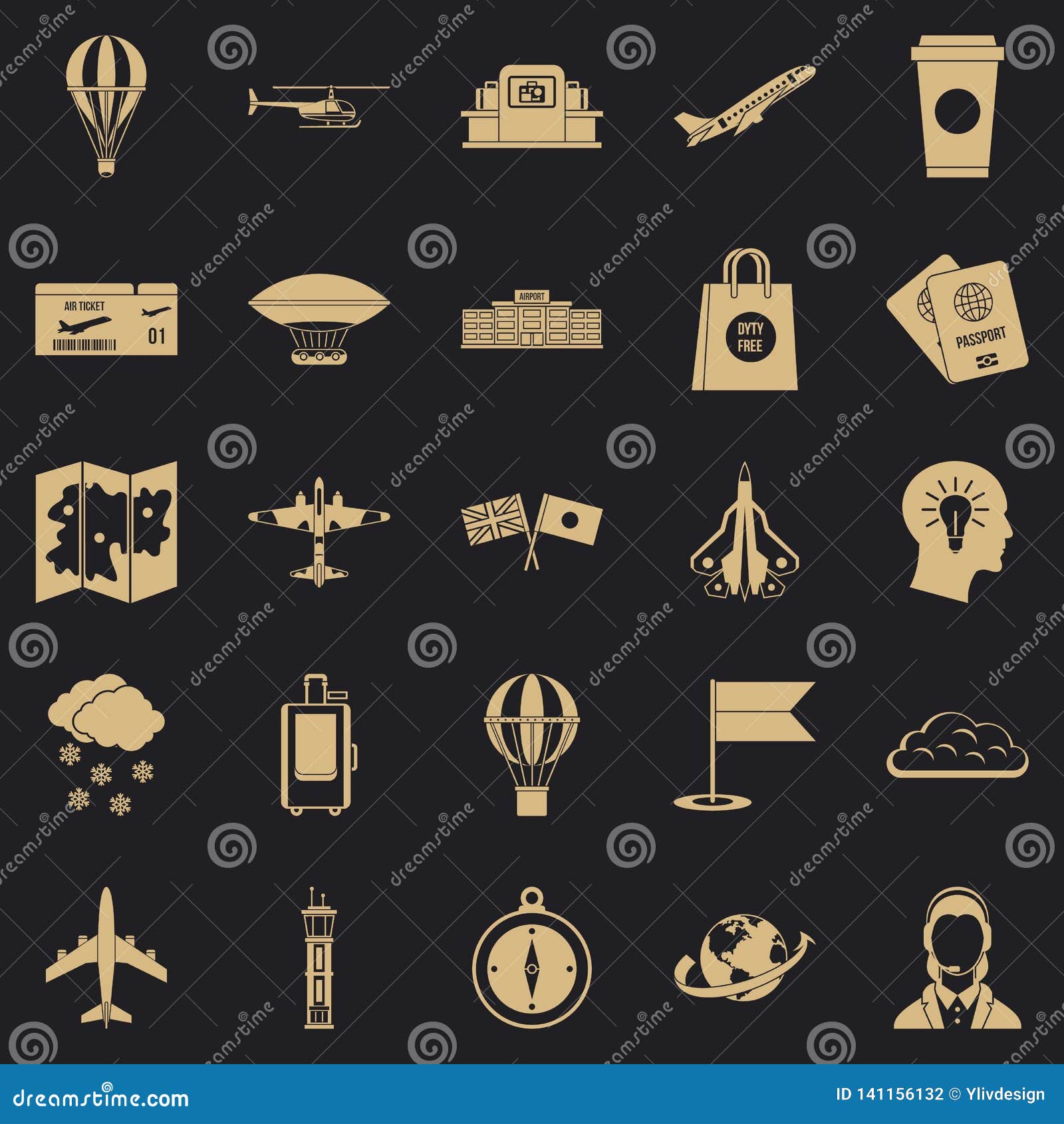 Craft Icons Set, Simple Style Stock Vector - Illustration of people ...