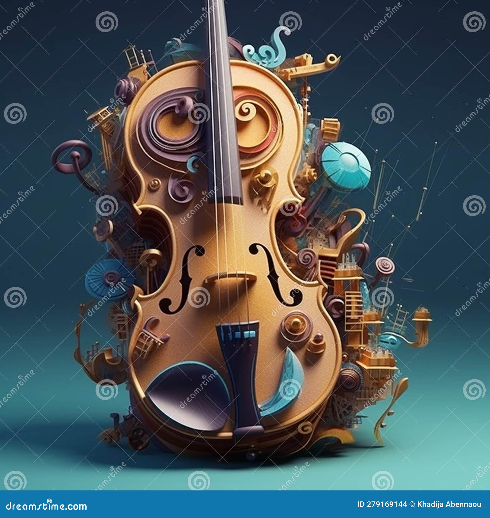 Image that Encapsulates the Essence of Music Stock Illustration ...