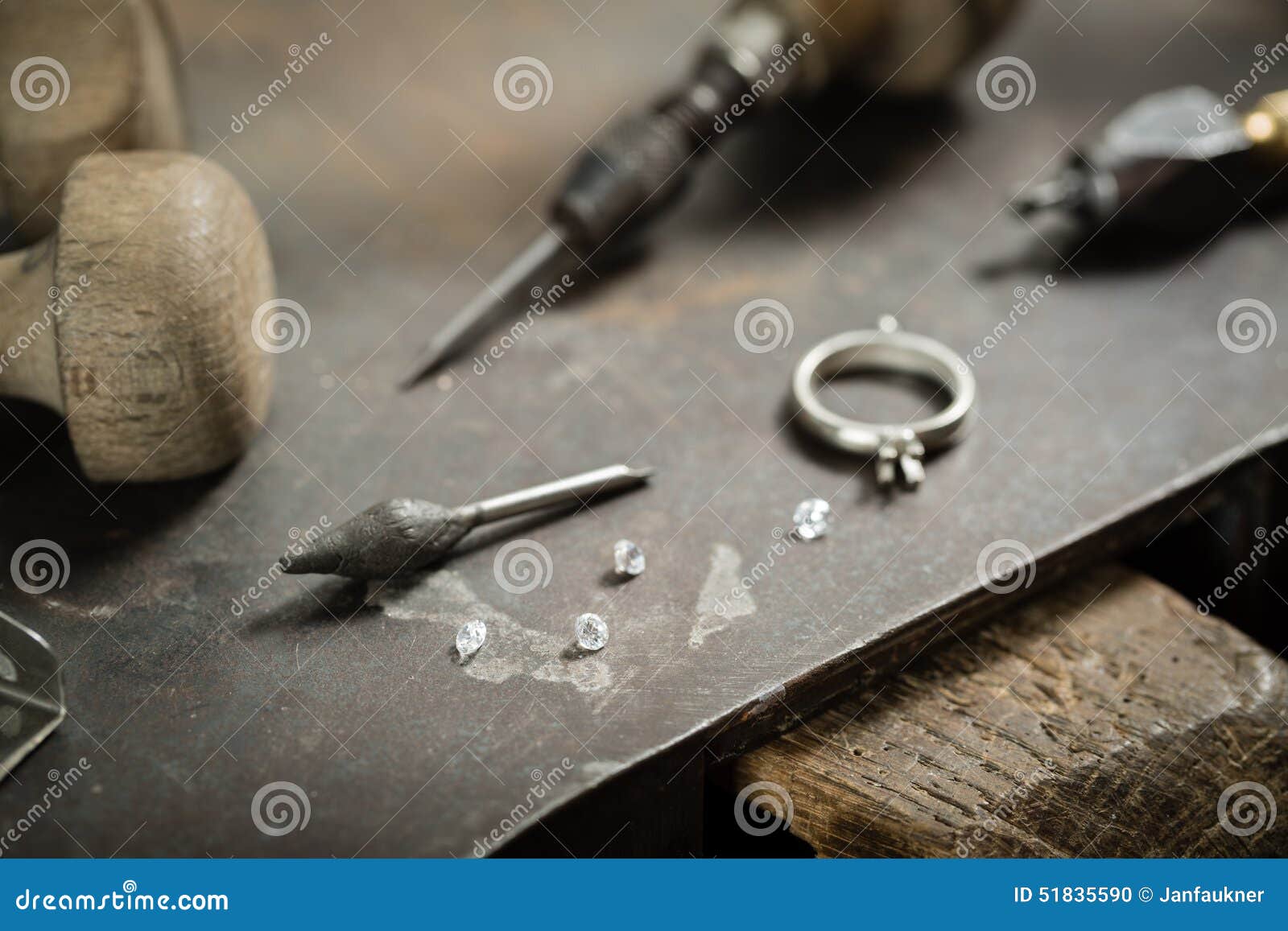 Craft jewellery making. stock photo. Image of creating - 51835590