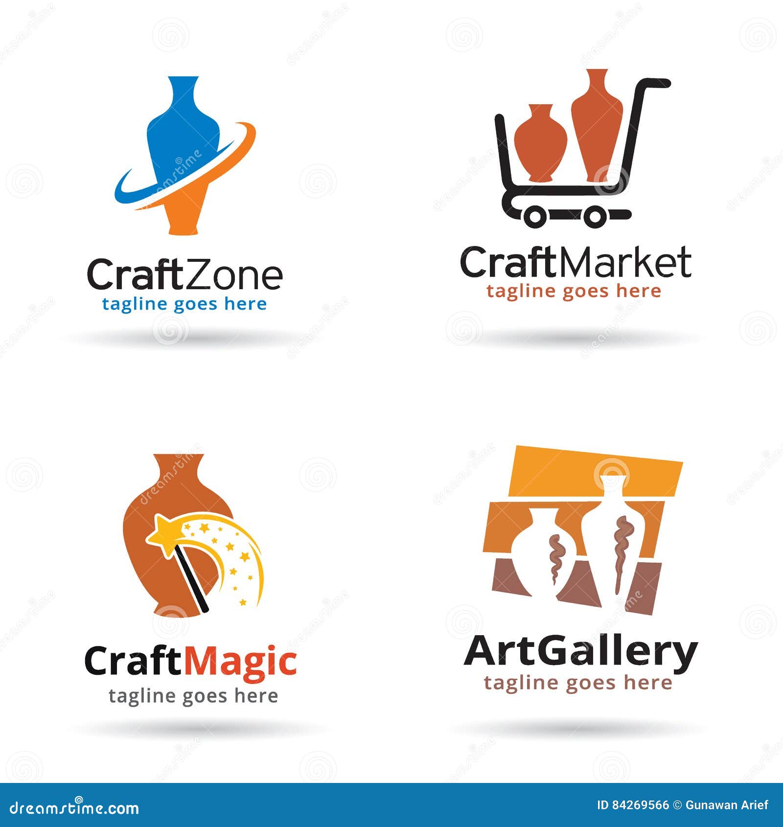 Craft Logo Template Design Vector Stock Vector - Illustration of ...