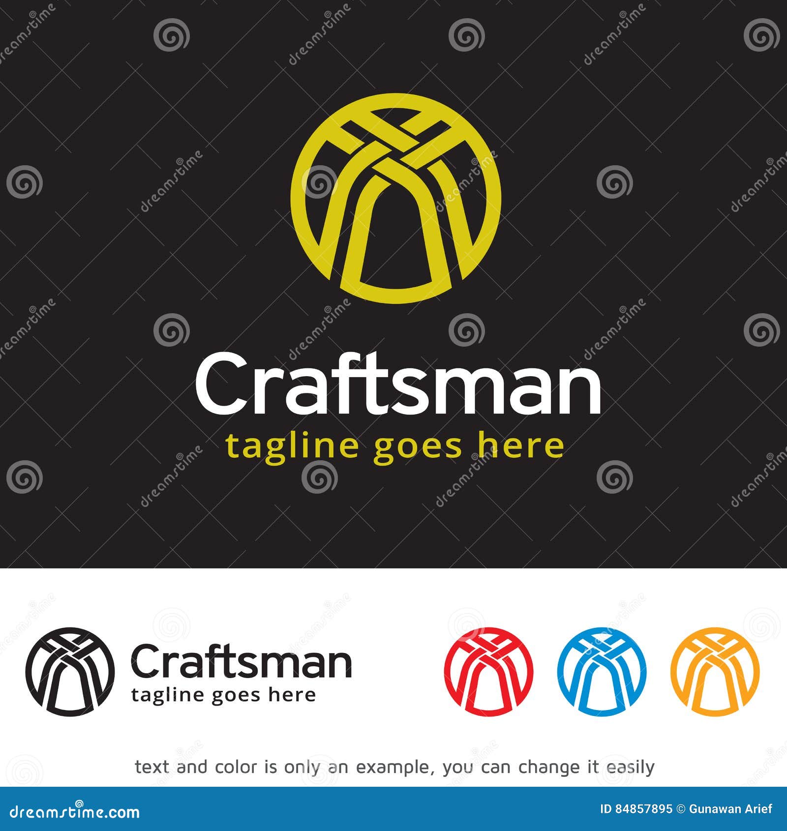 Craft Logo Template Design Vector Stock Vector - Illustration of mobile ...