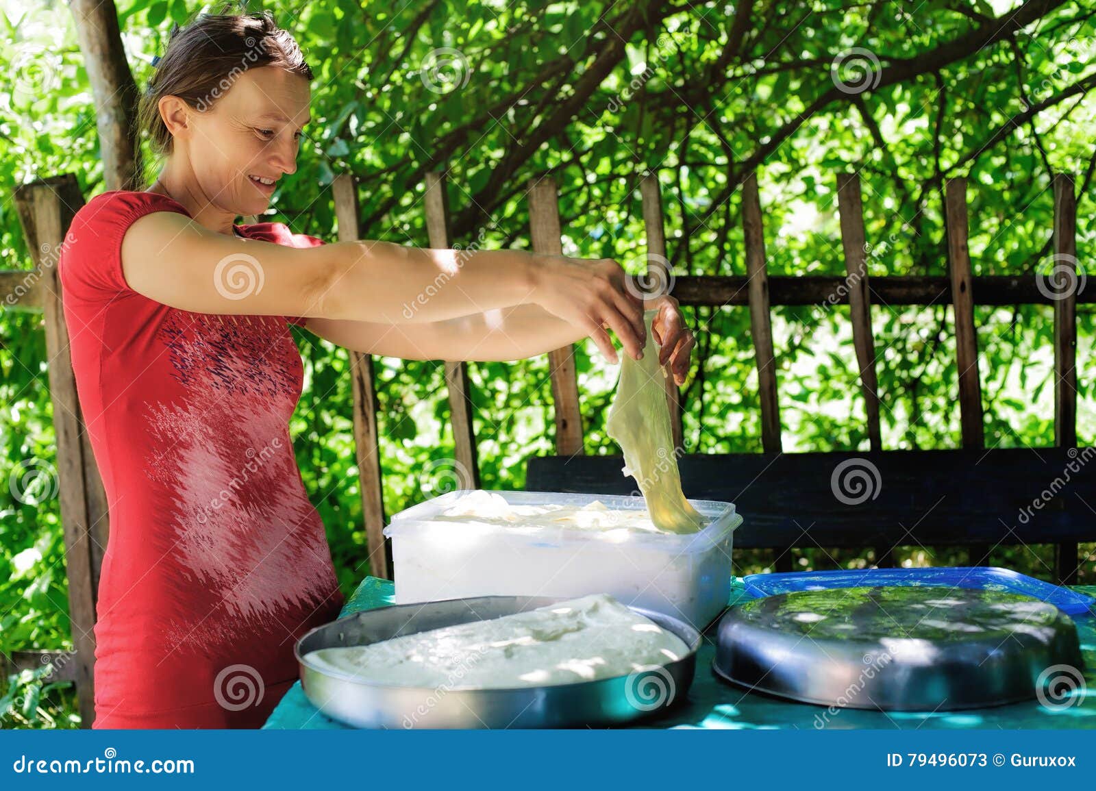 Craft making cheese stock image. Image of hand, business - 79496073