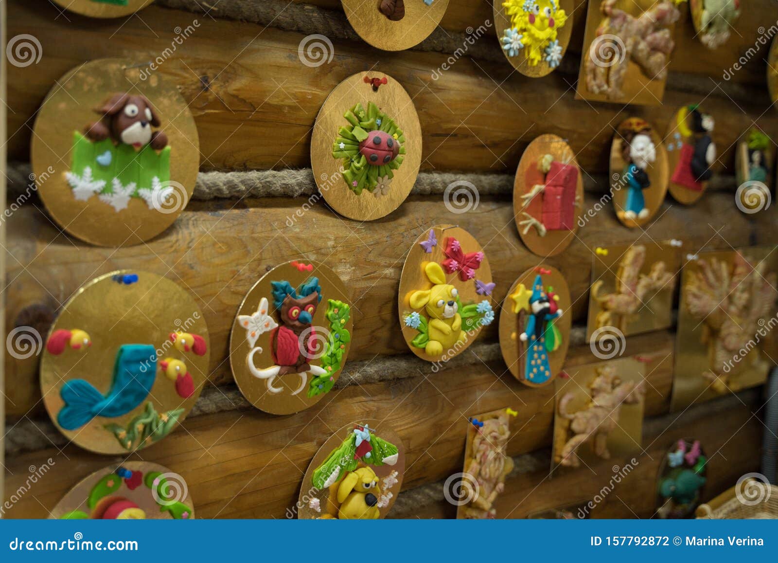 Craft of Multi-colored Marzipan Stock Photo - Image of artificial ...