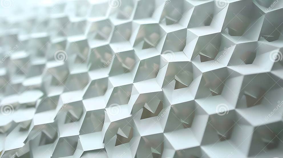 Craft a Paper Cut Artwork with a Repeating Hexagonal Pattern, Exploring ...