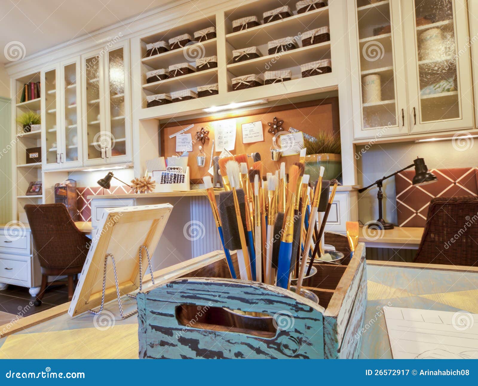 Craft room stock image. Image of residential, craft, building - 26572917