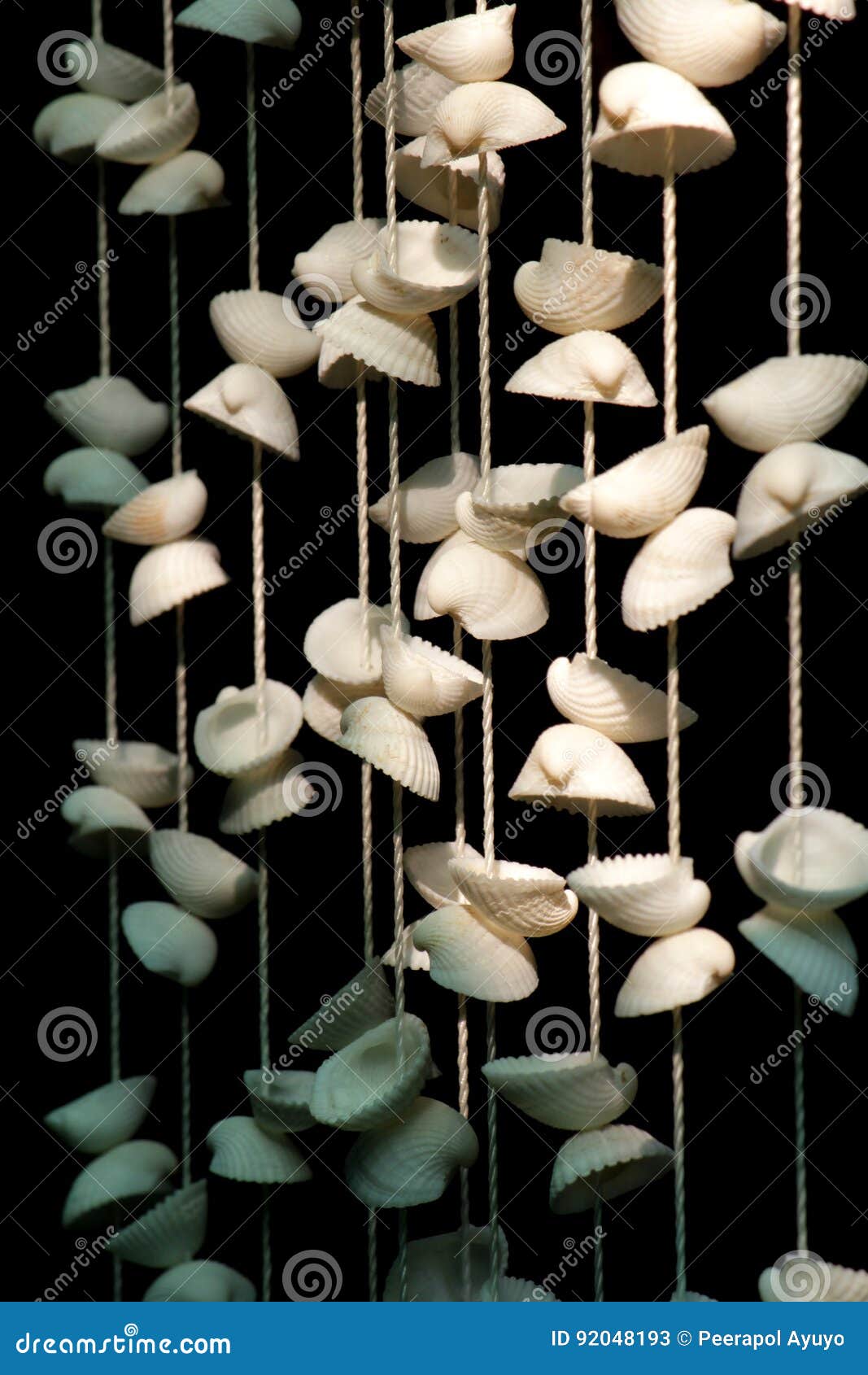 Craft shells hang stock image. Image of sculpture, home - 92048193