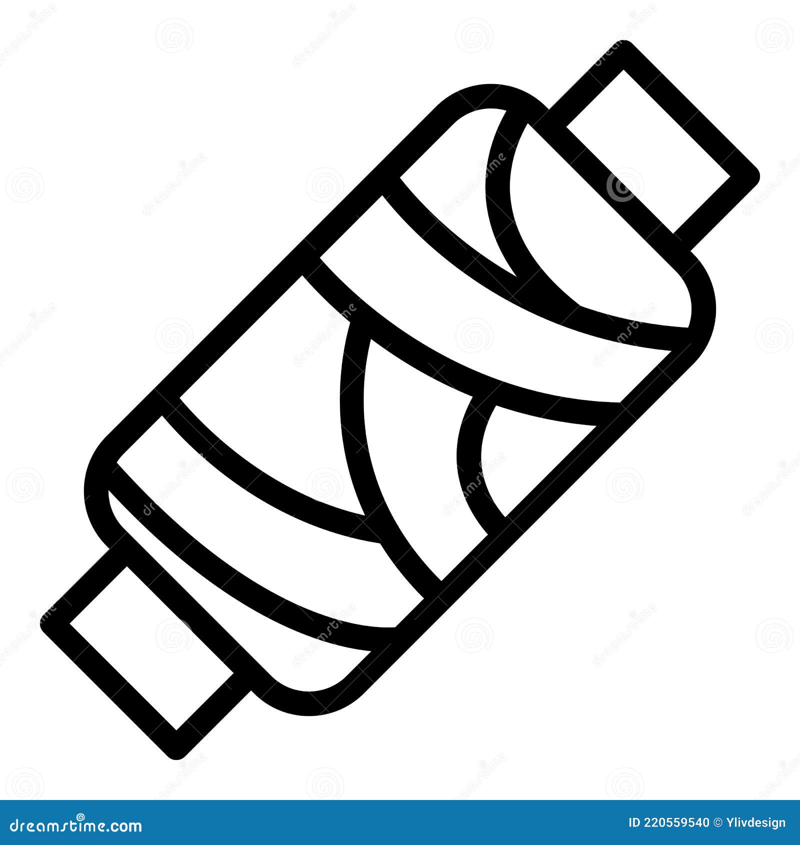 Craft Thread Icon, Outline Style Stock Vector - Illustration of woolen ...