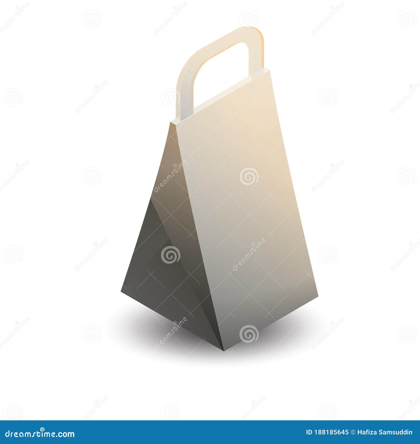 Craft Triangle Box. Vector Illustration Decorative Design Stock Vector ...