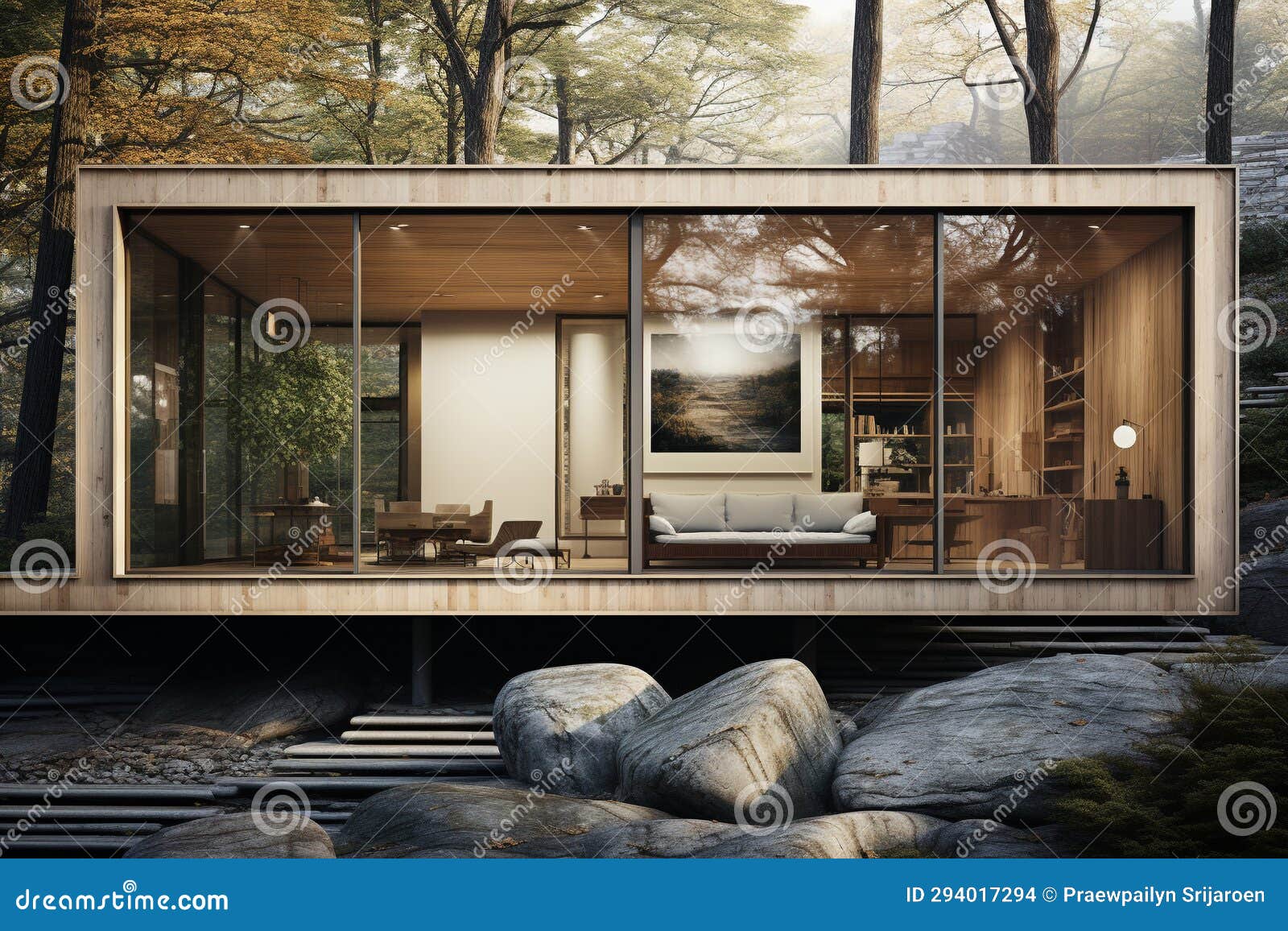 Craft a Vision of Minimalistic Architecture that Blends into the ...